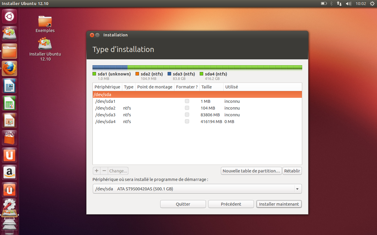 Installation Ubuntu - Partition introuvable / Installation d'Ubuntu / Forum Ubuntu-fr.org