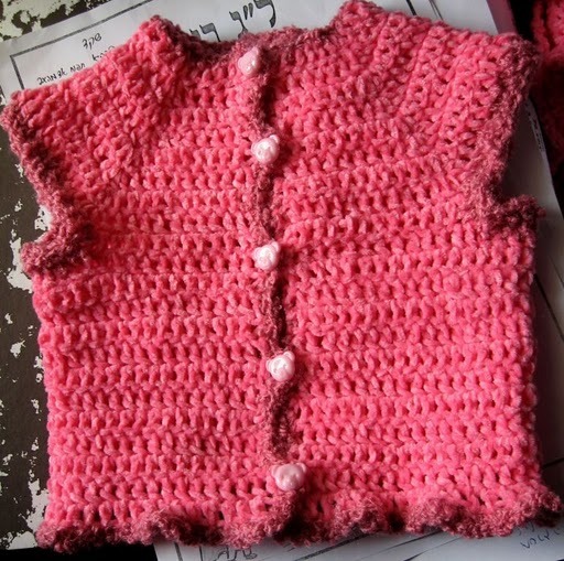 Veste crosetate pentru copii - V - Lucrusoare crosetate pentru copii ...