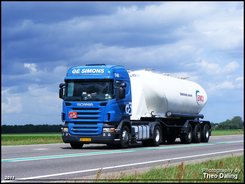 Simons Transport, Gé - Hilvarenbeek - Transportfotos.nl
