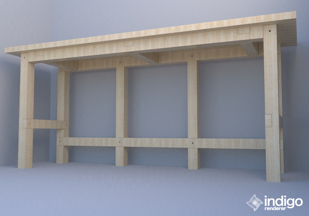 Advice wanted: Improvements for design of 2m workbench : r/woodworking